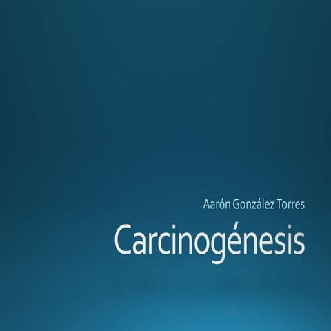 Carcinogenesis | PPT