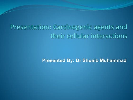 CARCINOGENICITY | PDF