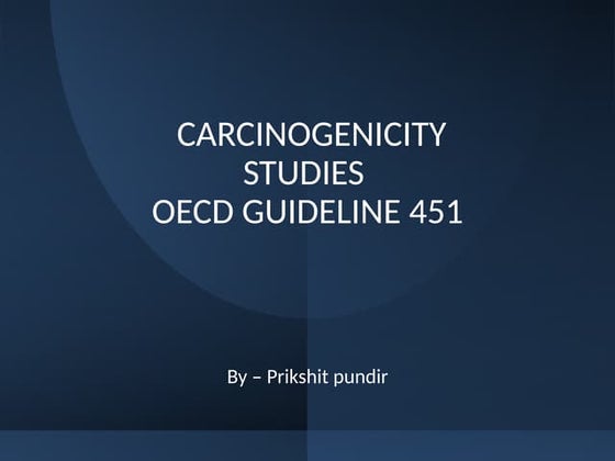CARCINOGENICITY | PDF