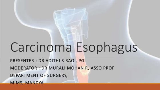ESOPHAGEAL TUMOUR GROSS AND MICROSCOPIC EXAM PRESENTATION.pptx