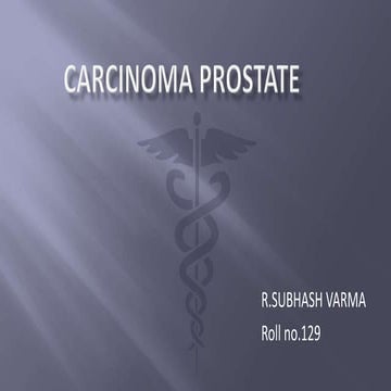 carcinoma prostate - subhash.pptx