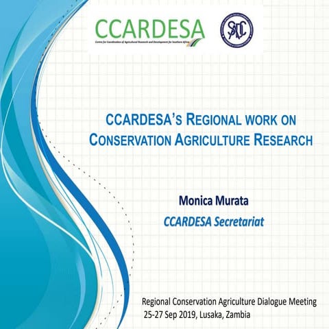 Conservation Agriculture Research Development facilitated by CCARDESA ...