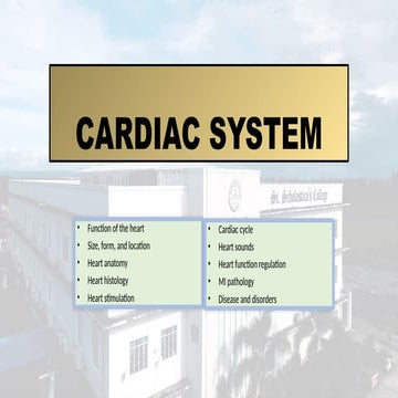 CARDIAC20SYSTEMStudynotes.PPresentation. | PPTX