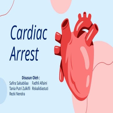 cardiac arrest kelompok anestesi_dr. Rahmad haris pribadi, Sp. An | PPTX