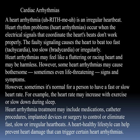 CARDIAC ARRHYTHMIA.ppt