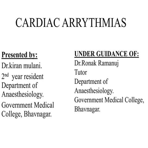 Arrhythmias | PDF