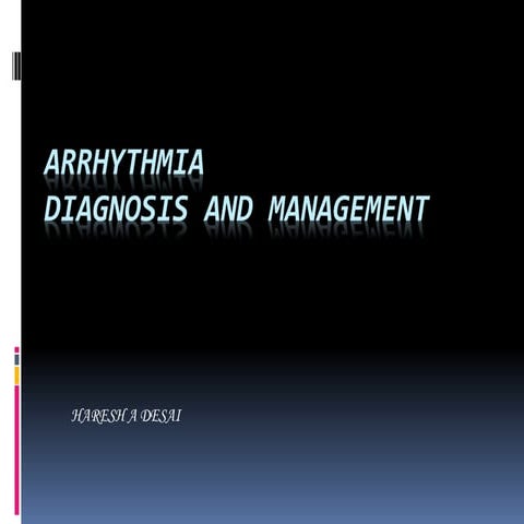 CARDIAC ARRYTHMIAS.ppt mbbs | PPT