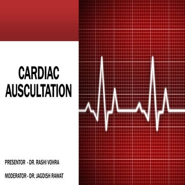 Percussion and Auscultation of CARDIOVASCULAR system. | PPTX