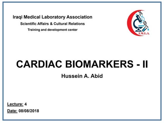 Cardiac biomarkers - I | PPT
