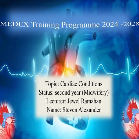 cardiac conditions origional for educational uses includes defination ...