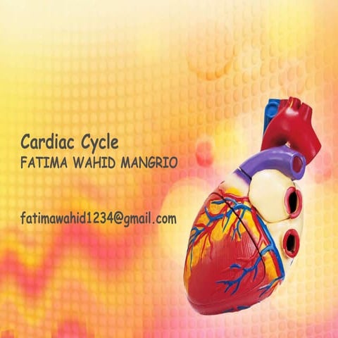 Cardiac cycle | PPT | Heart and Cardiovascular Diseases | Diseases and ...