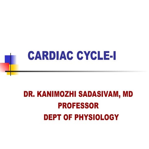 CARDIAC CYCLE | PPT