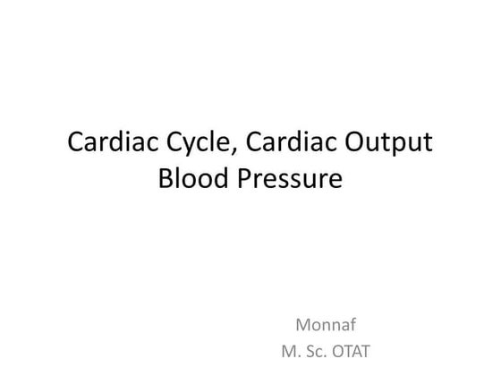 Ppt Cardiac Output Blood Flow And Blood Pressure Powerpoint Blood