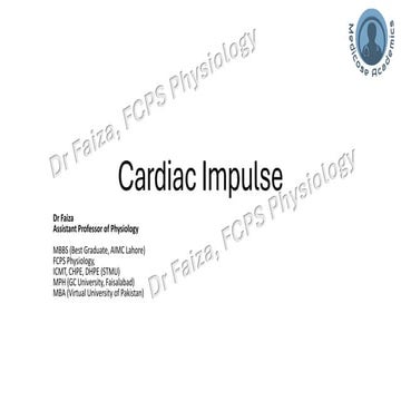 Cardiac Impulse: Rhythmical Excitation and Conduction in the Heart | PDF