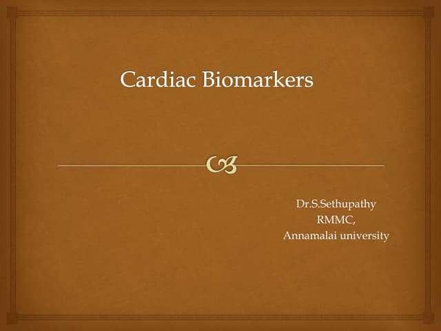 Cardiac markers | PDF