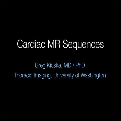 Cardiac mr sequences | PDF