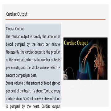 Cardiac Output Pptx