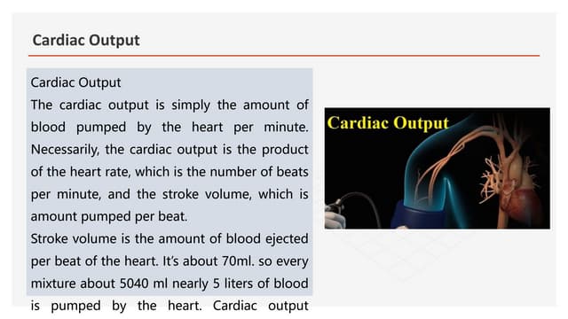 Cardiac Output Pptx