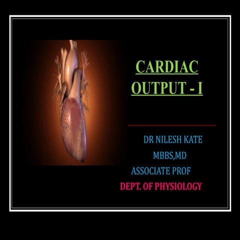 Cardiac output 1 | PPT