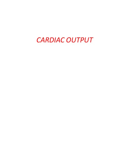 Cardiacoutput2 131218012010 Phpapp02 Pptx