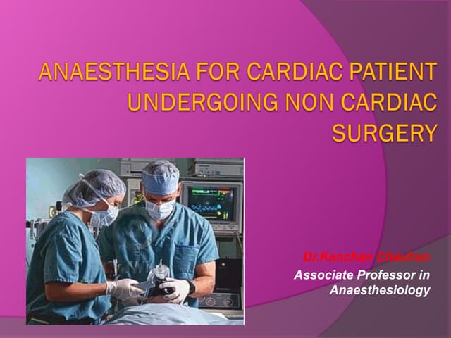 anesthesia in patient a patient with IHD posted for lap cholecystectomy ...