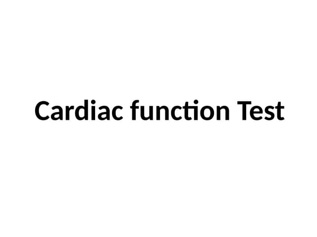 Cardiac markers | PDF