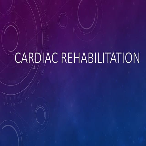 cardiac rehabilitation the stages .pptx