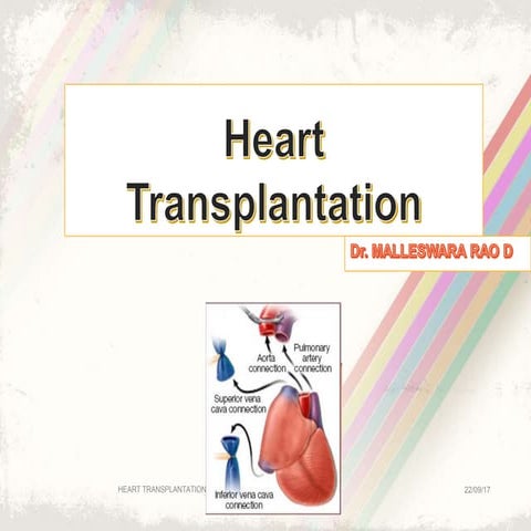 Cardiac transplantation | PPTX