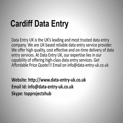 🔐 Database Data Entry Services That Power Precision & Performance! | PDF