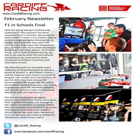 Cardiff Racing Newsletter | PDF