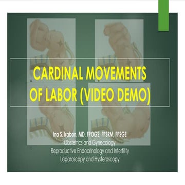 7 CARDINAL MOVEMENTS OF LABOUR.pptx Obgy | PPTX