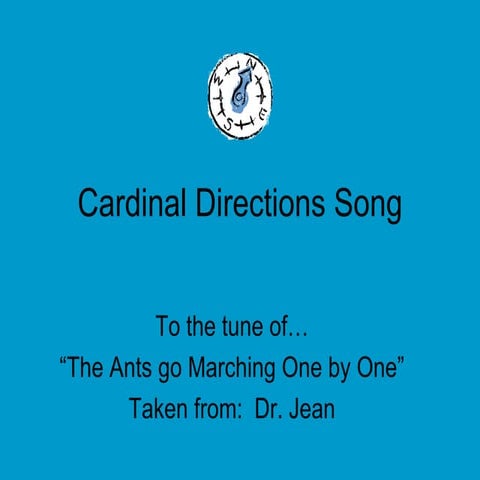 Cardinal directions song | PPT