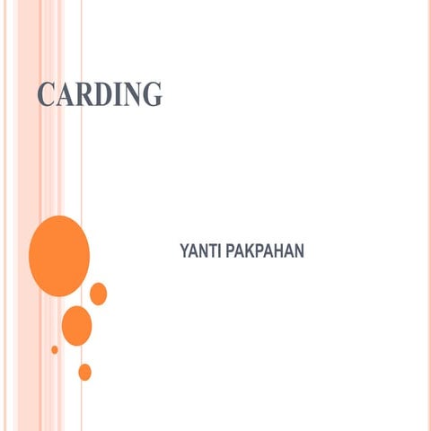 Carding | PPT