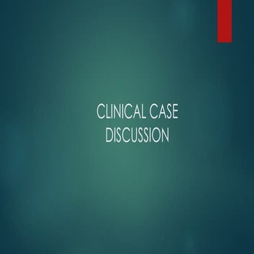 Cardio case- medicine final year exam.ppt