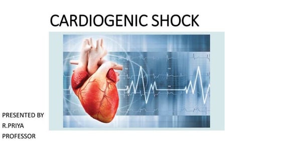 Cardiogenic shock | PPT
