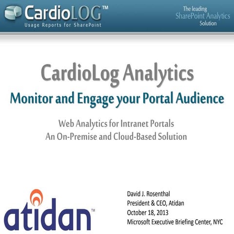 Cardiolog Analytics for Sharepoint Intranet Portals - from Intlock and Atidan | PDF | Internet ...