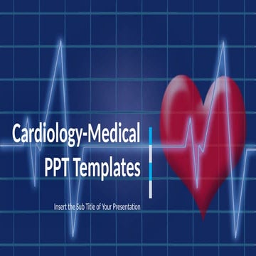 Cardiology medical ppt templates cardiology | PPTX