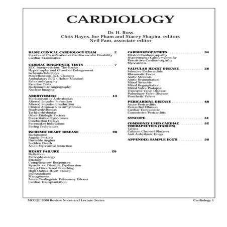 Cardiology | PDF