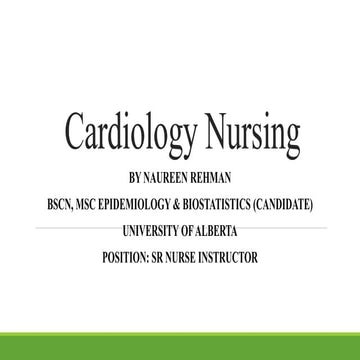 Cardiology Nursing - Copy.pptx