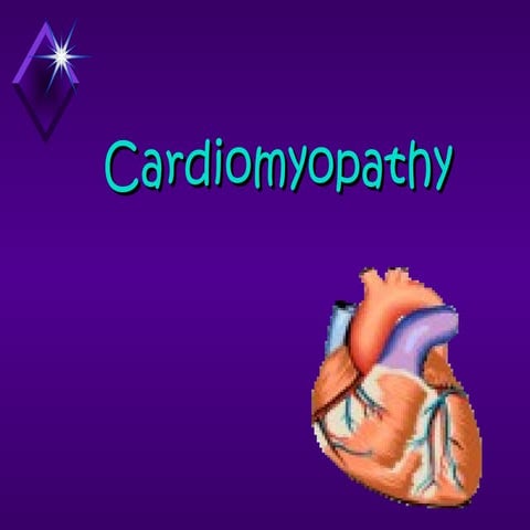 Cardiomyopathy | PPT