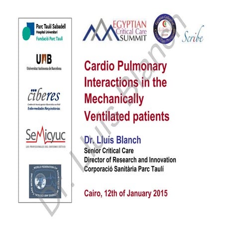 Cardio pulmonary interactions during Mechanical Ventilation | PDF