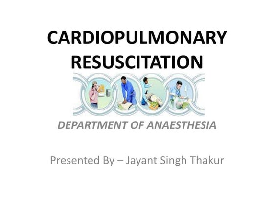 Cardiopulmonary resuscitation(cpr) | PPTX