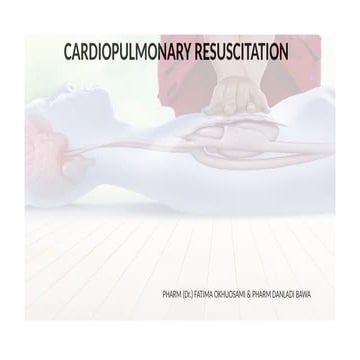 Cardiopulmonary Resuscitation: Post cardiac arrest care | PPTX