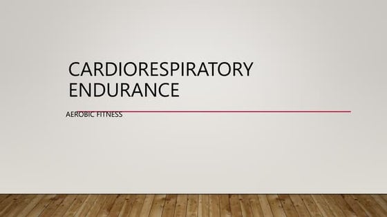 Physical Activities and Fitness | PPT