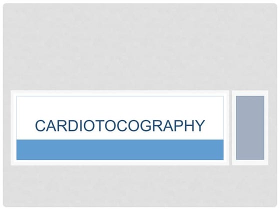 Cardiotocography | PPT