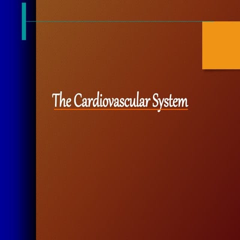 CARDIOVASCULAR SYSTEM OF THE BODY. ANATOMY | PPT
