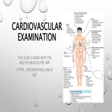 Cardiovascular examination | PPT