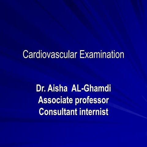 Cardiovascular Examination. Cardiovascular Examination. | PPT | Heart ...