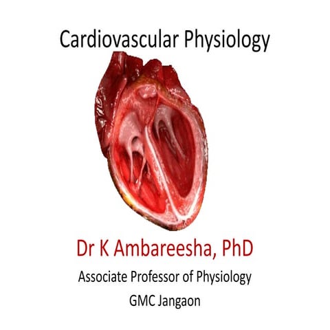Cardiac_Cycle_Physiology.pptx concised oone by Dr K Ambareesha | PPTX