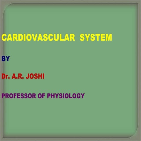 Cardiovascular system | PPT